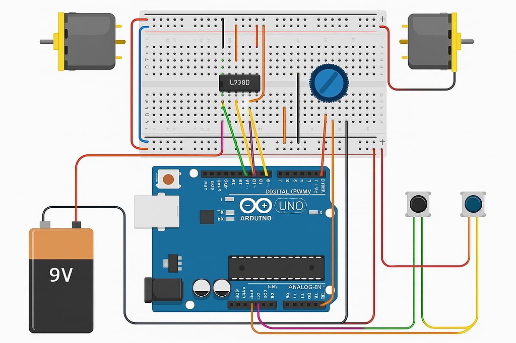 Help Building New Circuit - Buttons, Potentiometer and - Page 2 - General Guidance - Arduino Forum
