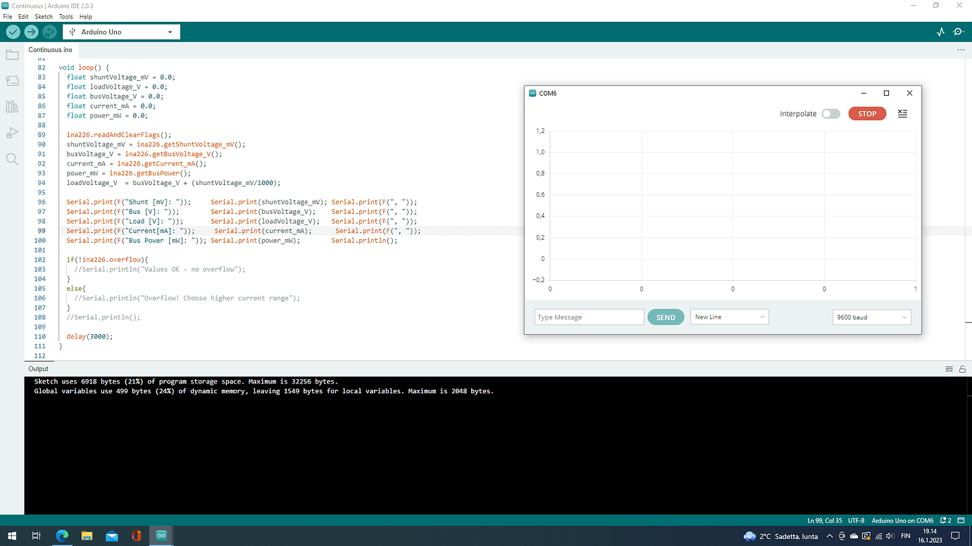 Power monitor and serial plotter - Sensors - Arduino Forum