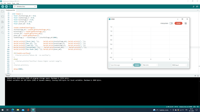 Power monitor and serial plotter - Sensors - Arduino Forum