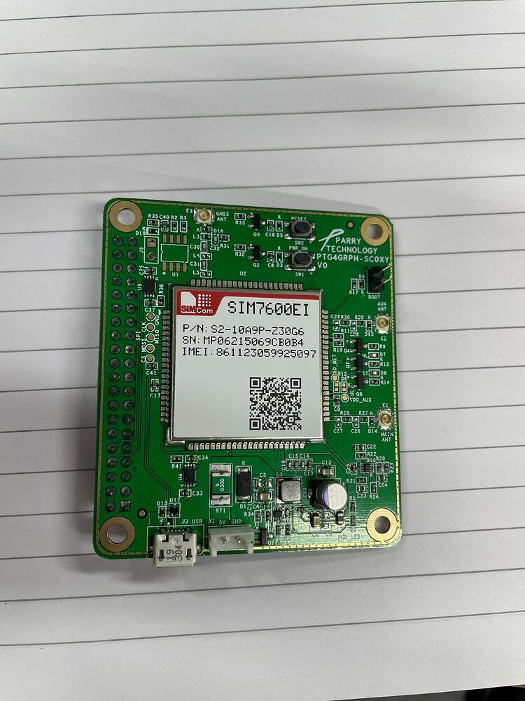 Sim7600ei module - Networking, Protocols, and Devices - Arduino Forum