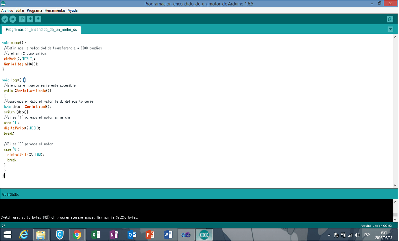 Control de un motor desde interfaz Visual basic y arduino (Ayuda) - Software - Arduino Forum