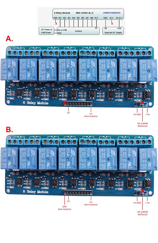 8-channel relay board help (only some working?) - Page 2 - General Guidance - Arduino Forum