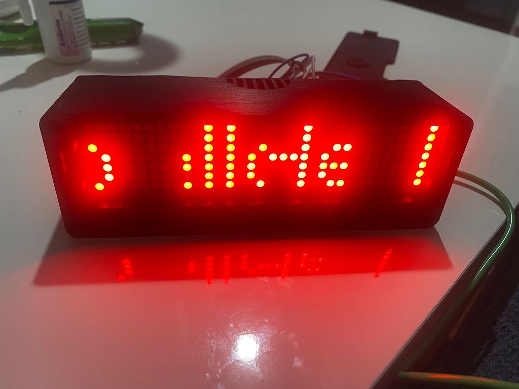 MAX7219 Reversed Text - Programming - Arduino Forum