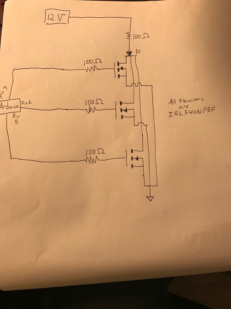 Unsure of how to code MOSFET RGB LED setup - LEDs and Multiplexing - Arduino Forum