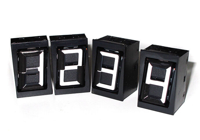 Project 003 Seven segments flip dot display - Displays - Arduino Forum