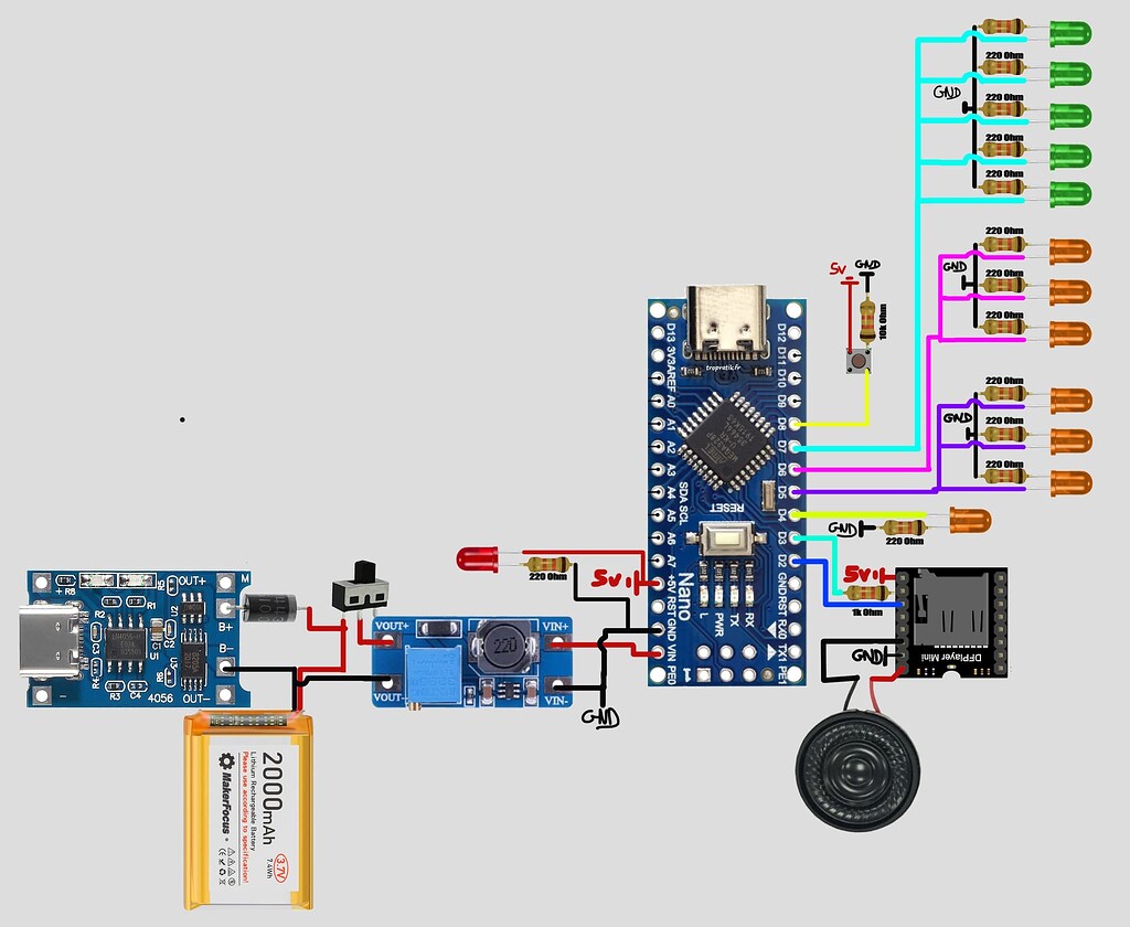 Problème led et son - Français - Arduino Forum