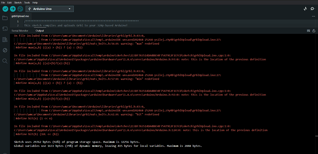 Help with Ardunio+GRBL - Motors, Mechanics, Power and CNC - Arduino Forum
