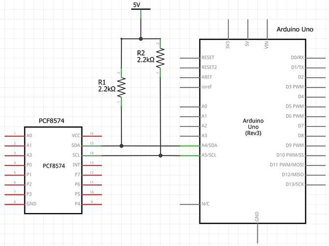 Clignotement LED I2C PCF8574 - Tutoriels et cours - Arduino Forum