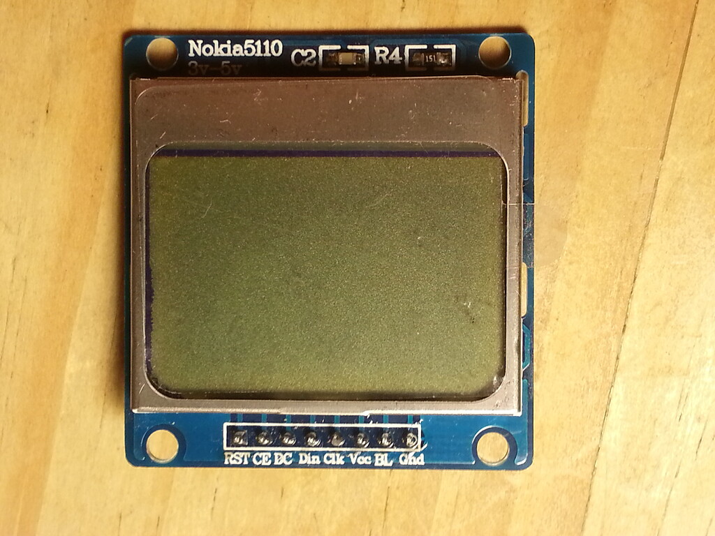 Nokia 5110 LCD - possible broken [SOLVED] - Displays - Arduino Forum