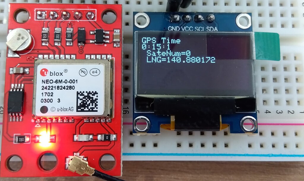 NEO-6M GPS data problem with OLED(SSD1306) - Displays - Arduino Forum