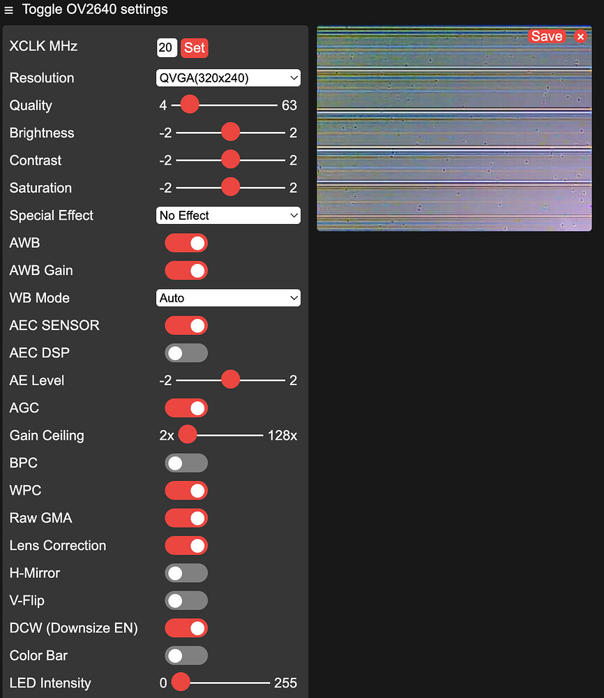 ESP32 Cam AI Thinker images are distorted - General Guidance - Arduino Forum