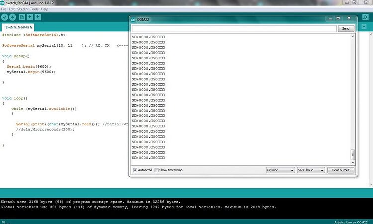 RS232 to TTL converter for weighing, but Serial Write Can't show perfect data - General Guidance ...