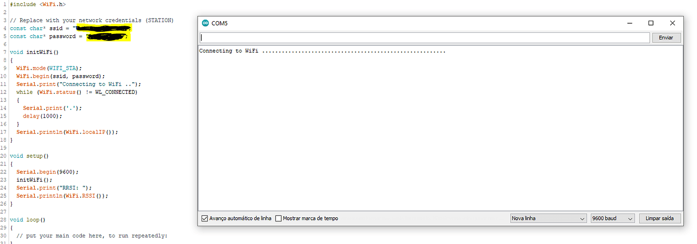 Connecting ESP32 to the WiFi - Programming Questions - Arduino Forum