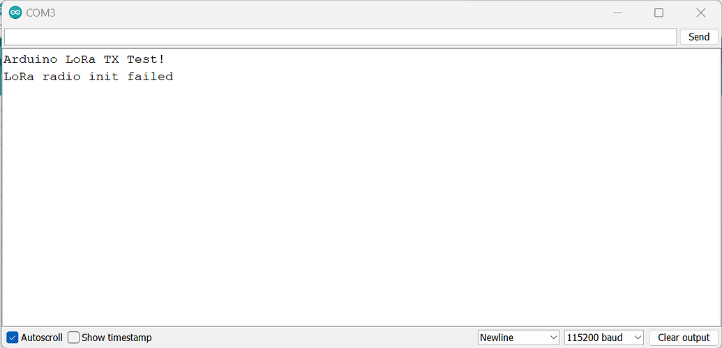 LoRa RFM9x module connected to Arduino Nano - Networking, Protocols ...