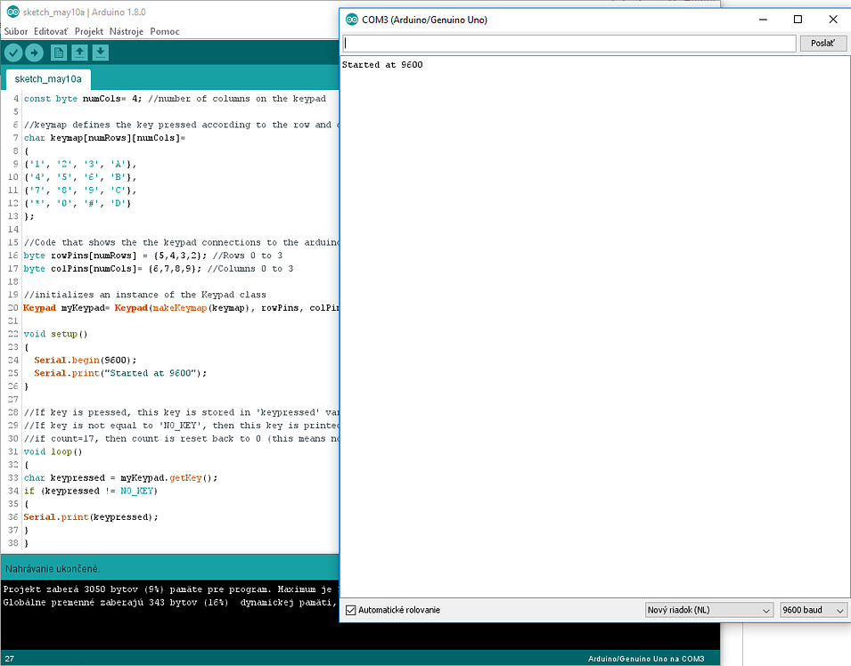 4x4 Matrix not working - General Electronics - Arduino Forum