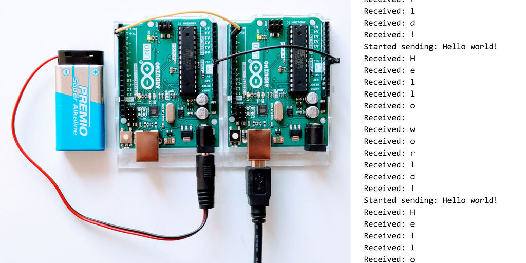 MultiTrans: Multi Channel Transceiver (just 1 pin per transceiver ...