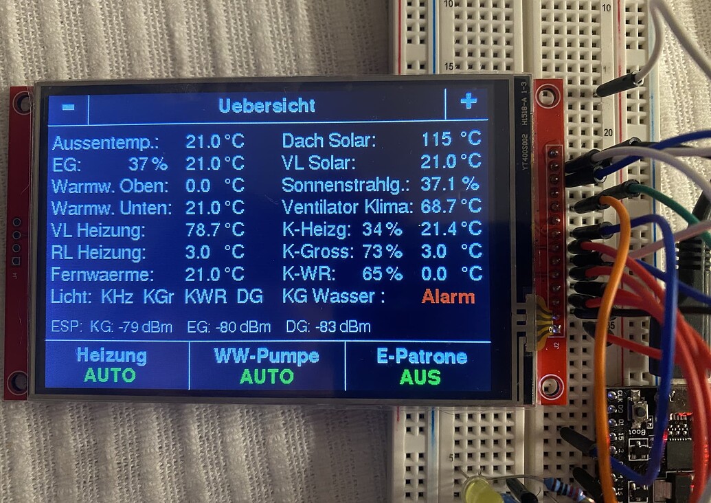 Arrays befüllen und Array mit neuem Inhalt - Deutsch - Arduino Forum