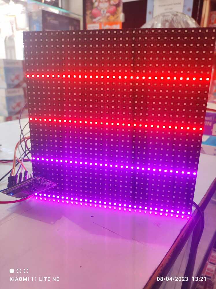 P6 led module + esp8266 - 3rd Party Boards - Arduino Forum