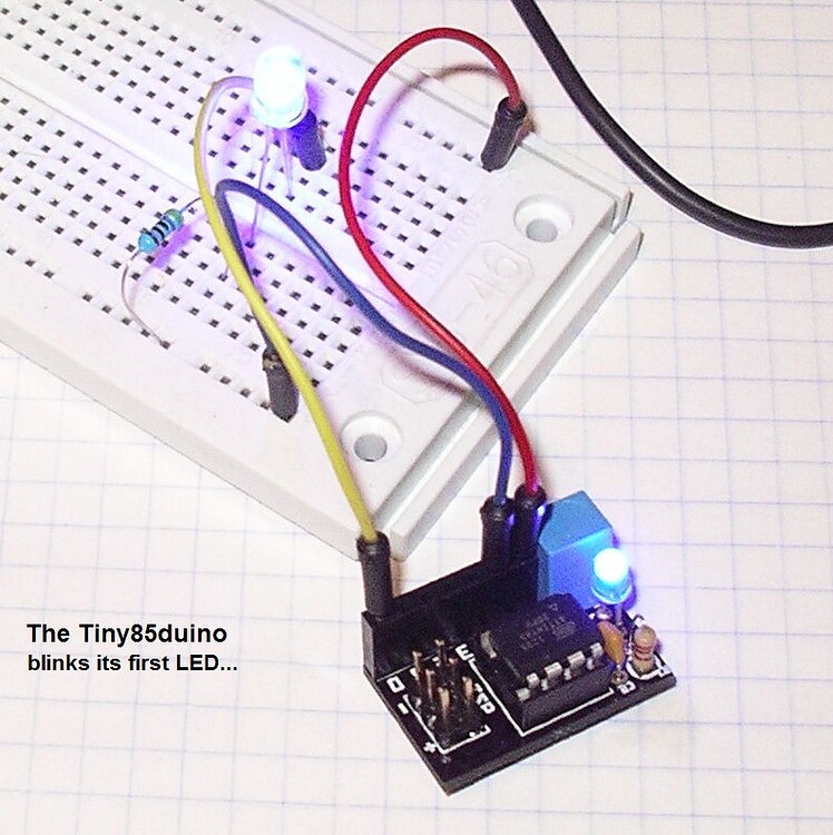 ATtiny85duino - Tiny85 development board - Showcase - Arduino Forum