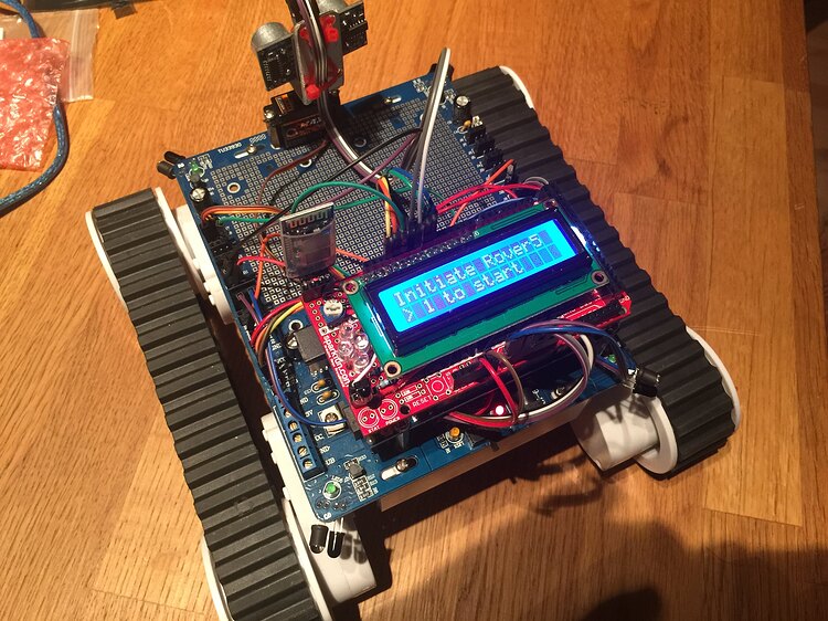 Dagu Rover 5 - Selfmade RF24L Remote control and now with gripper ...