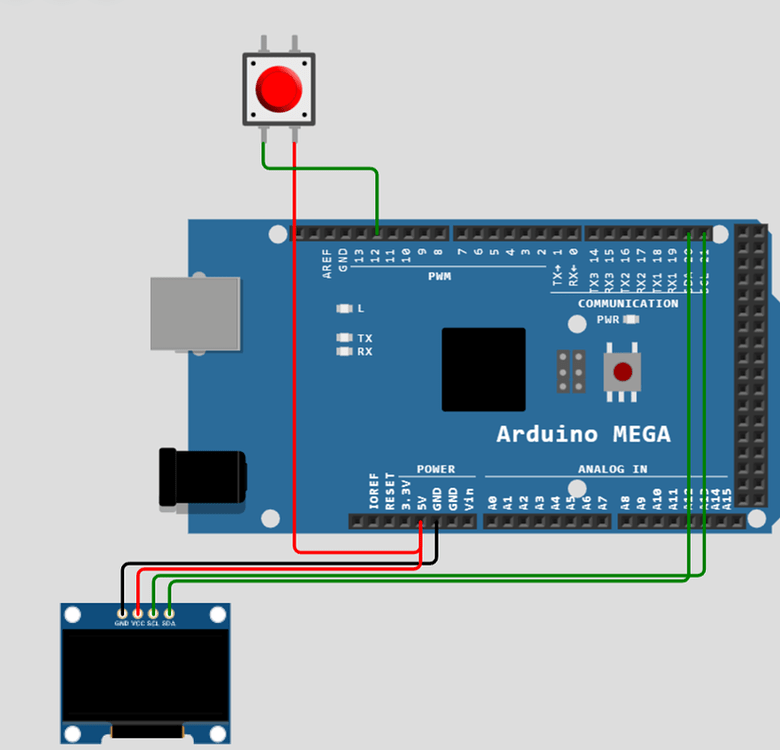 Clear oled screen when button isn't pressed - Programming - Arduino Forum