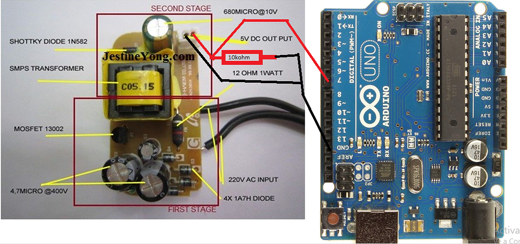 220v ac input con transformador de (220vac a 5vdc) - Hardware - Arduino ...