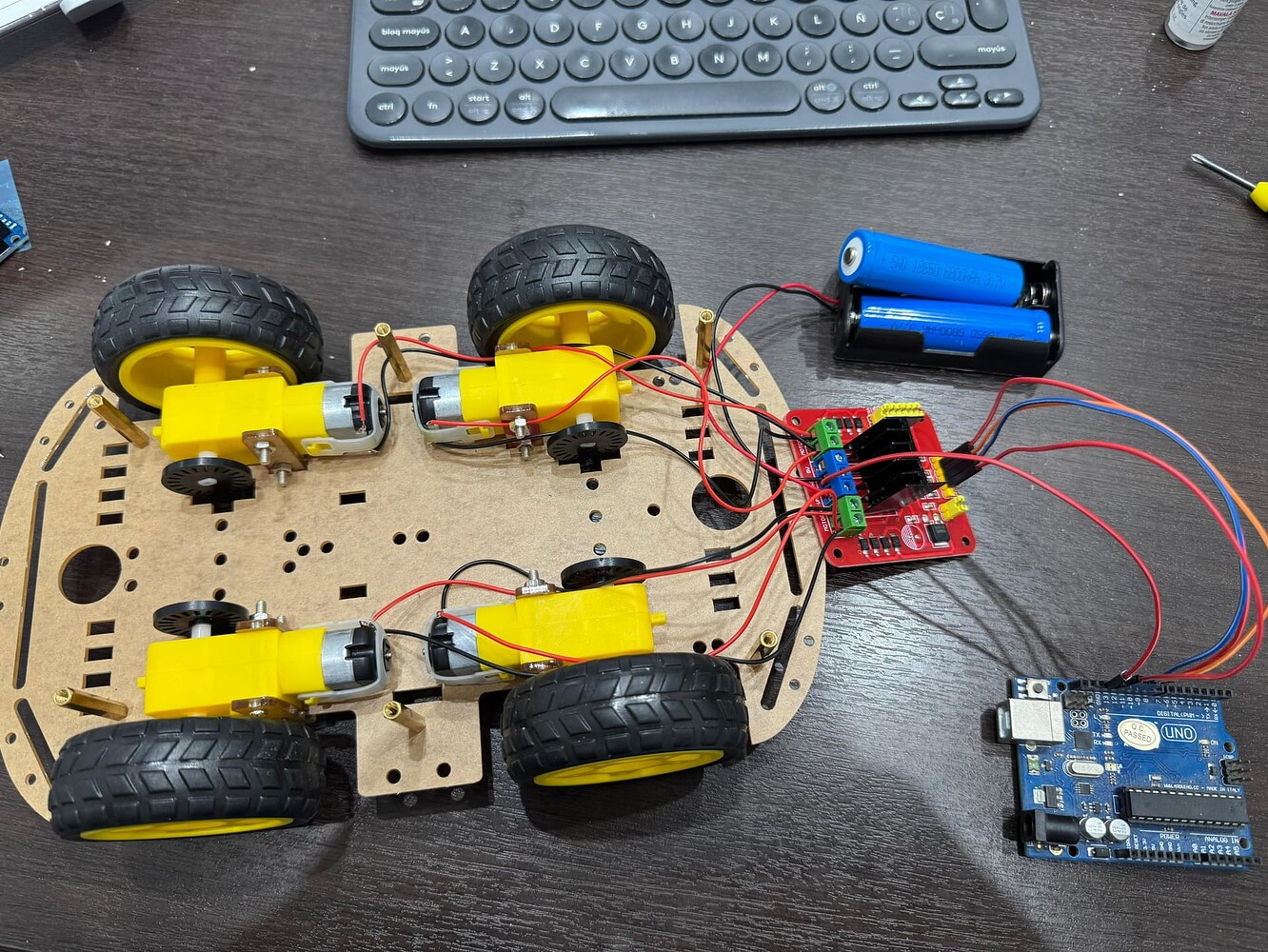 Arduino L298N problem 4WD Motor - Programming - Arduino Forum
