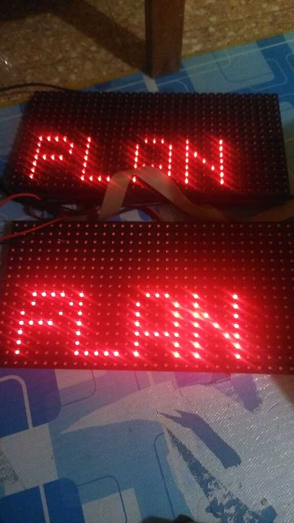 DMD P10 No working 3 panel - Programming - Arduino Forum