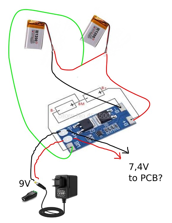 Circuit for Lipo 7.2 Volt - General Electronics - Arduino Forum