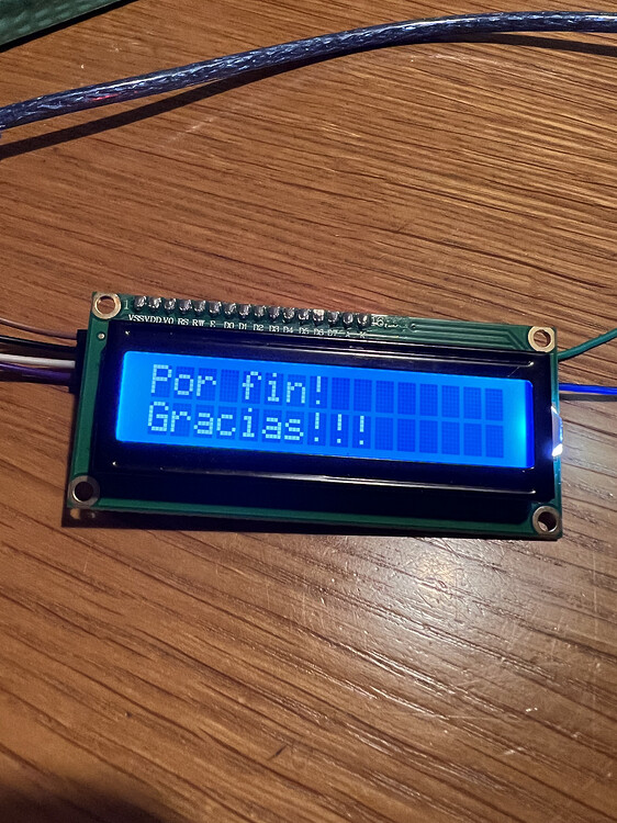 Problemas con pantalla LCD PCF8574T - Español - Arduino Forum