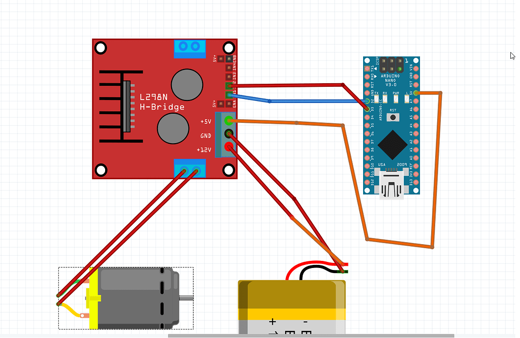 L298n only one direction - Motors, Mechanics, Power and CNC - Arduino Forum