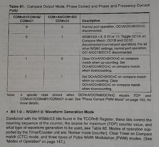 Manipulating Timer 1 on Mega 2560 for variable frequency output on pins 11/12 - Programming ...