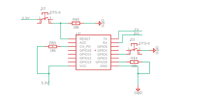 How to add a ESP8266-12E module to a PCB while still making it odable ...