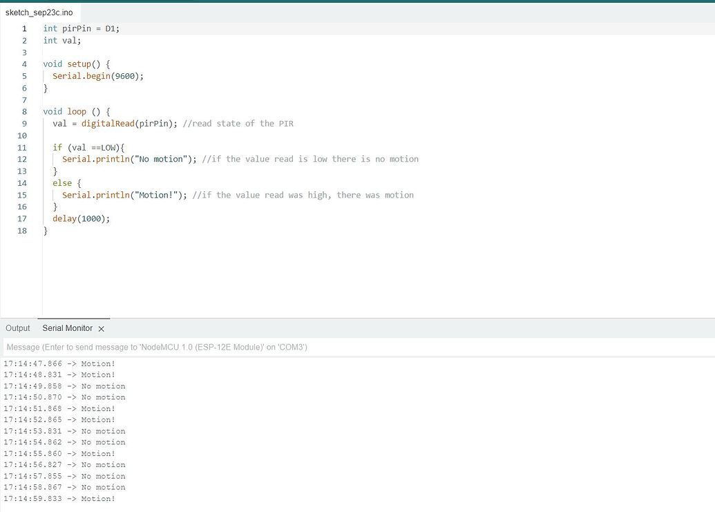 PIR Sensor to Servo - Newbie - Programming - Arduino Forum