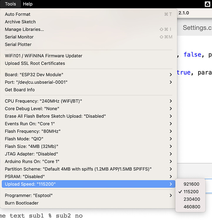 UNO D1 R32 error loading sketch: Unable to verify flash chip connection (Invalid head of packet ...
