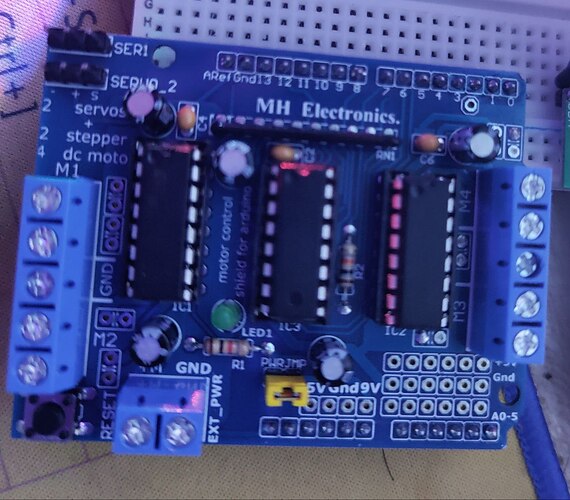 Does anyone know how to connect L293D shield using esp32? - General Guidance - Arduino Forum
