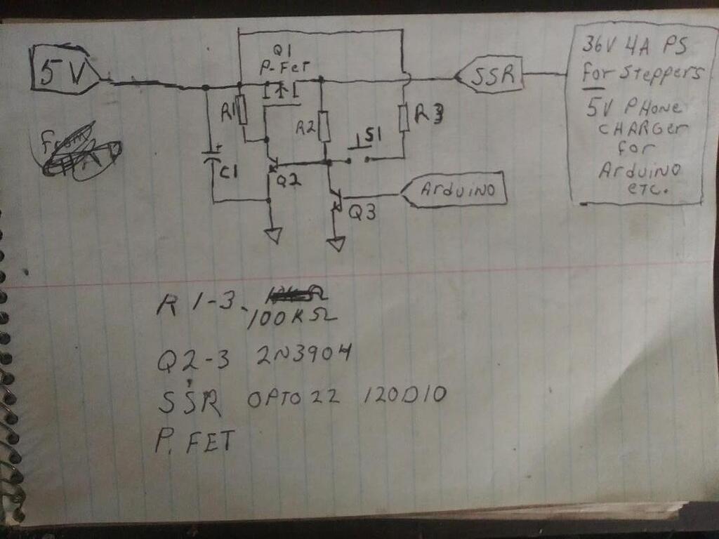 Soft Latching Power Switch Circuit - General Electronics - Arduino Forum