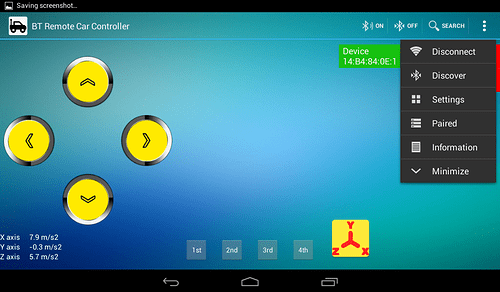 Bluetooth Remote Car Controller Android App - Networking, Protocols ...
