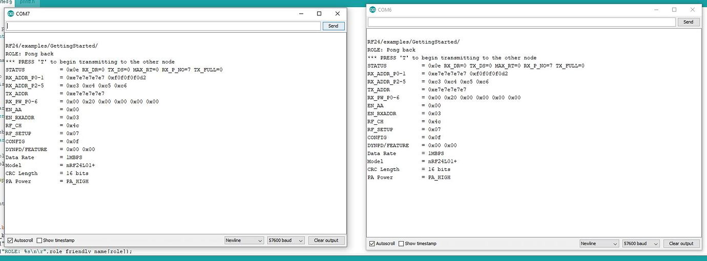 NRF24+ not working - Networking, Protocols, and Devices - Arduino Forum NRF24+ not working - Networking, Protocols, and Devices - Arduino Forum