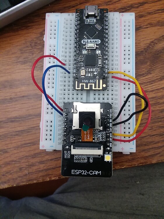 ESP32 CAM to Nano BLE Sense Wiring - Sensors - Arduino Forum