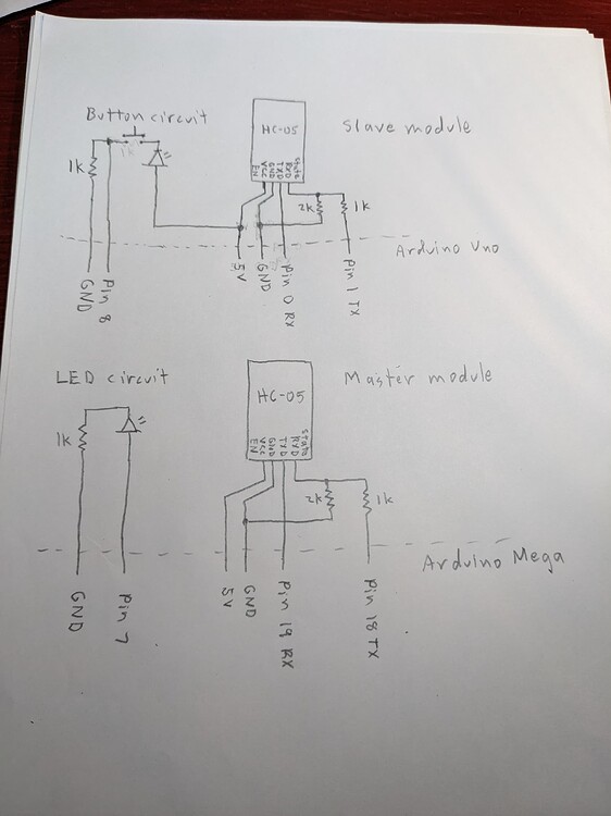 Two HC-05 modules won't stay paired - Networking, Protocols, and Devices - Arduino Forum