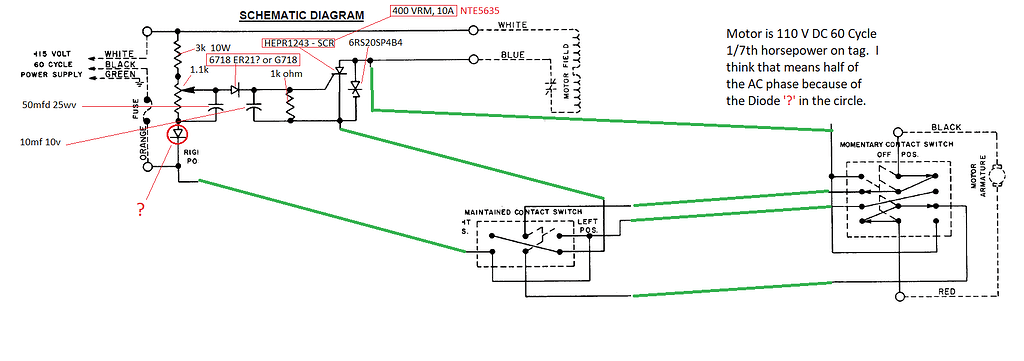 Speed control for 110v half phase motor - Motors, Mechanics, Power and CNC - Arduino Forum