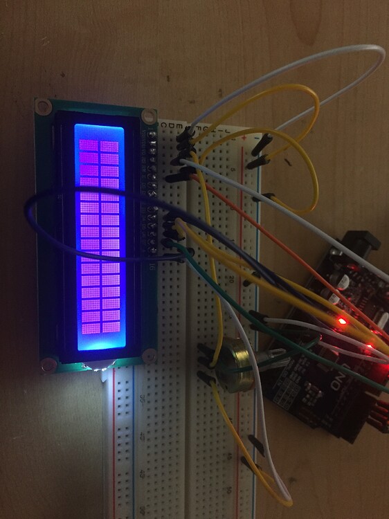 White Boxes Issue on LCD 1602 - Displays - Arduino Forum