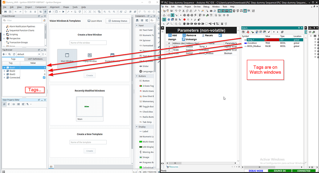 Arduino PLC to Ignition via Modbus - Portenta Machine Control - Arduino ...