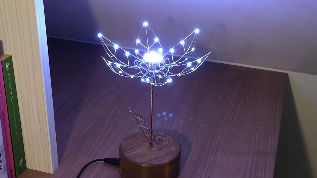 Arduino交互设计作品2019——害羞的郁金香 中文 Chinese Arduino Forum 