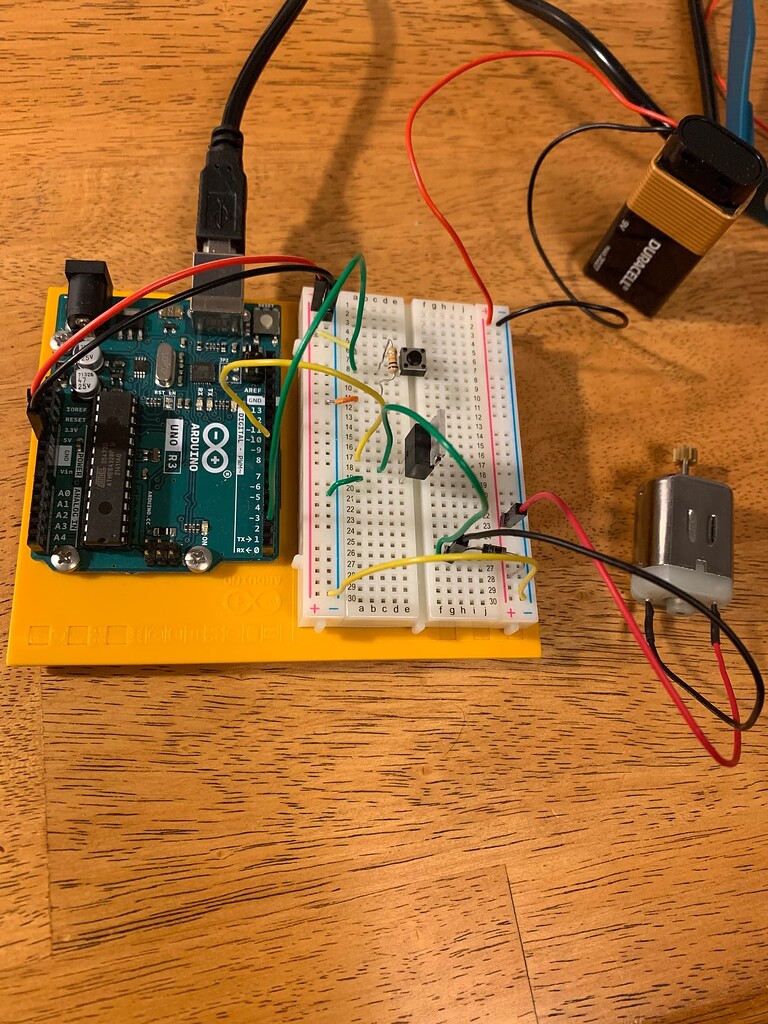 Starter Project 9: Motorized Pinwheel problem - Starter Kit - Arduino Forum