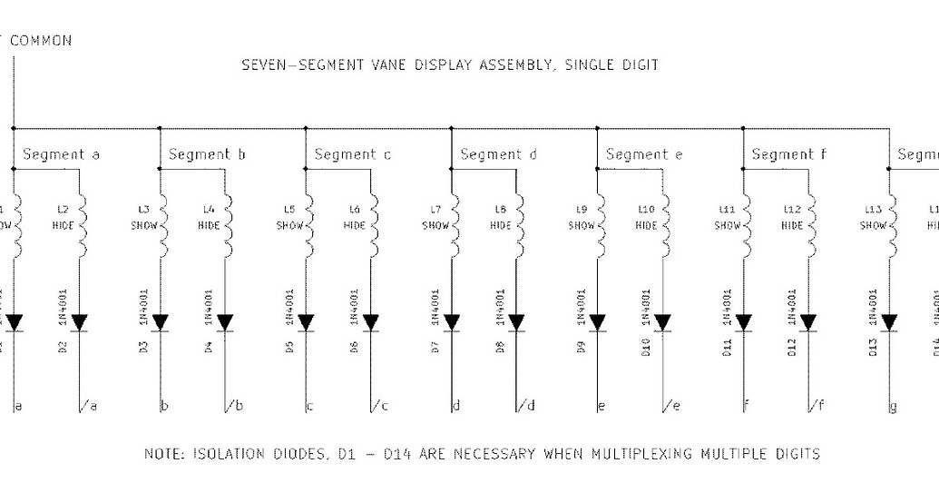 Electromagnetic 7 segment - LEDs and Multiplexing - Arduino Forum