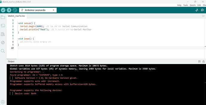 Leonardo R3 connection - Uploading - Arduino Forum