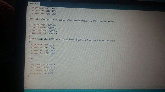 problem in coding of light follower robot - Robotics - Arduino Forum