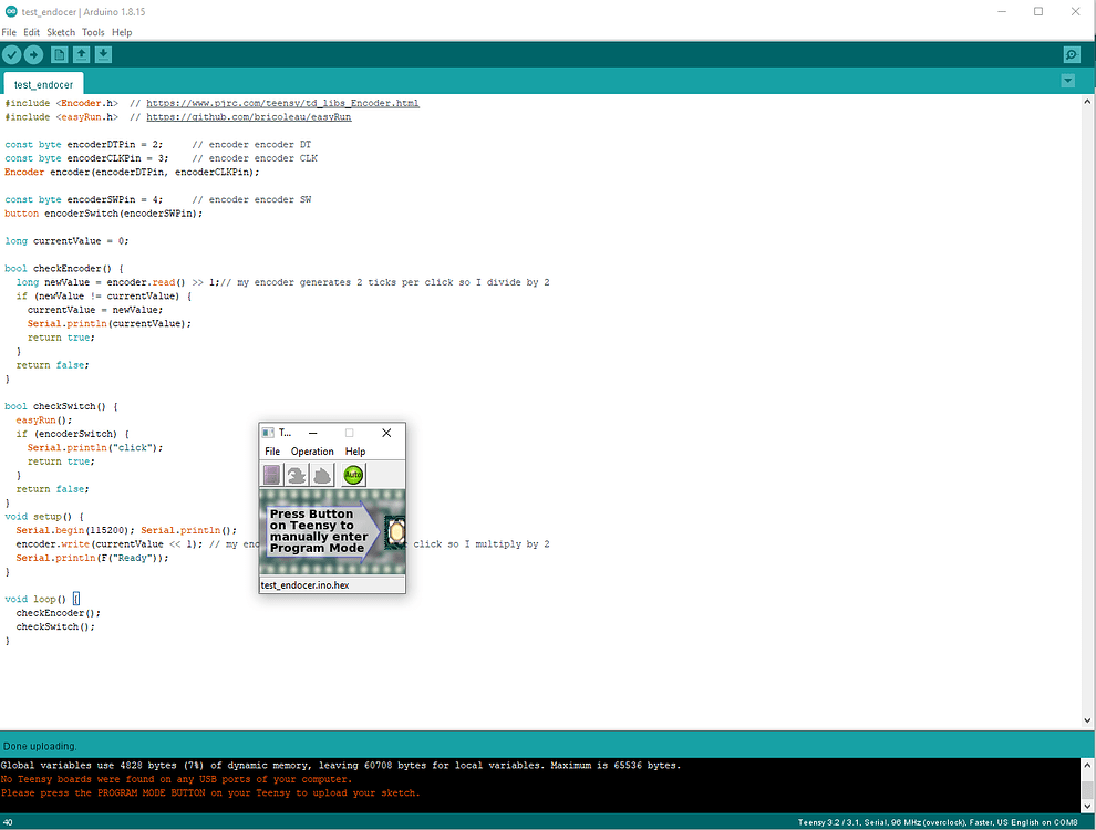 Using rotary encoder and serial monitor - General Guidance - Arduino Forum